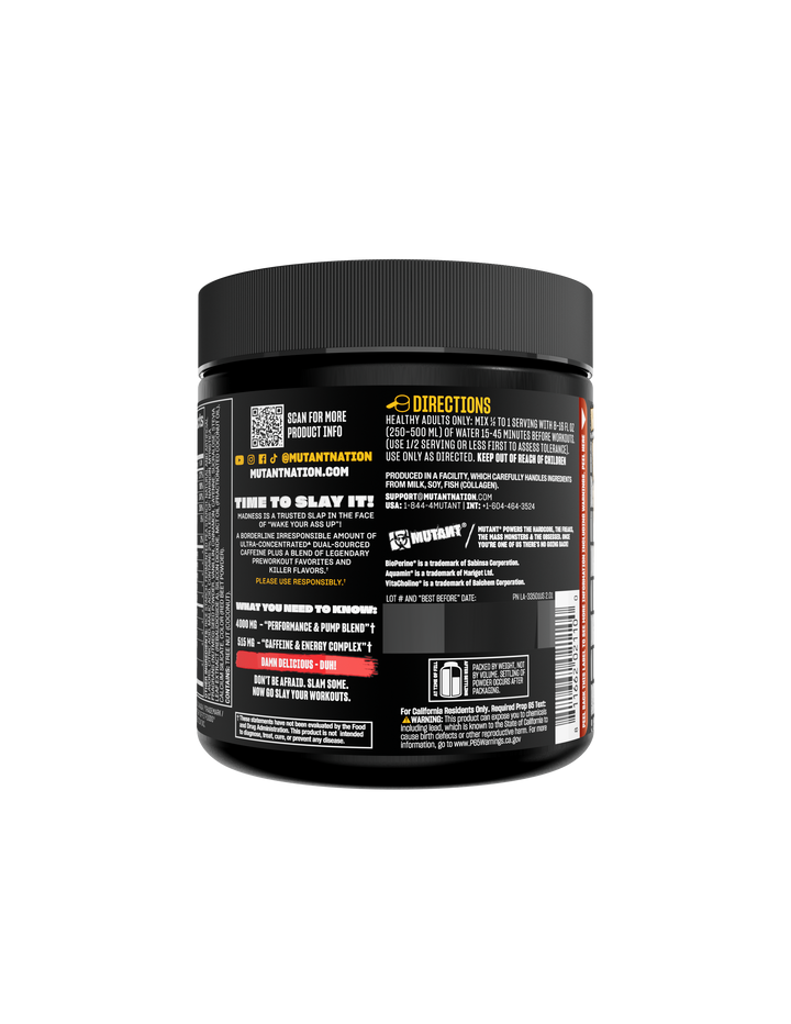 MUTANT®️ MADNESS™ | Ultra-Concentrated Pre-Workout