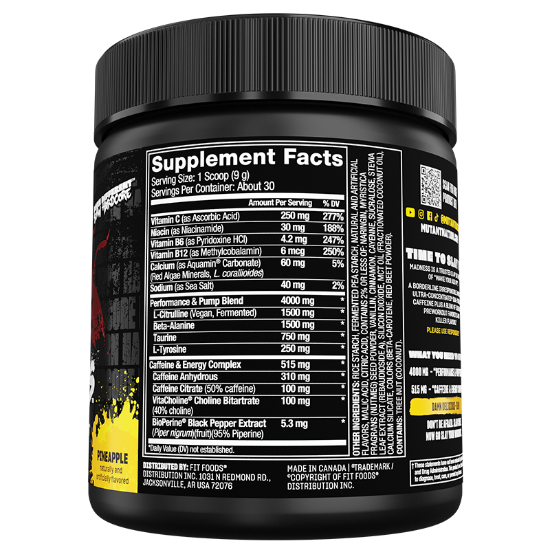MUTANT®️ MADNESS™ | Ultra-Concentrated Pre-Workout
