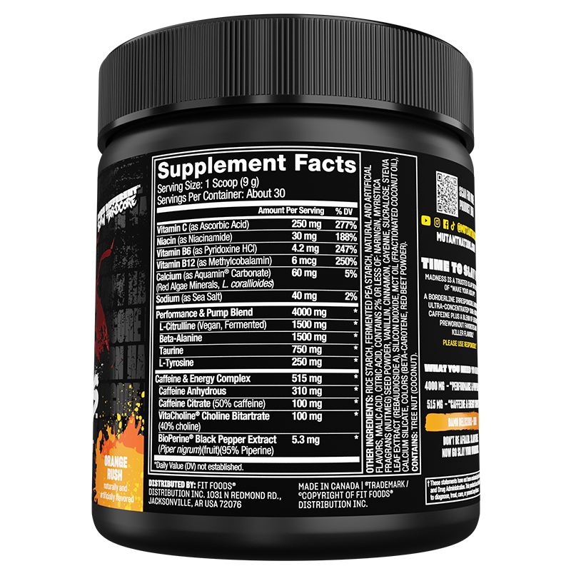 MUTANT®️ MADNESS™ | Ultra-Concentrated Pre-Workout