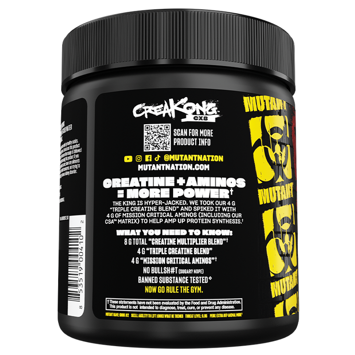 MUTANT® CREAKONG CX8™- Supercharged Creatine Blend