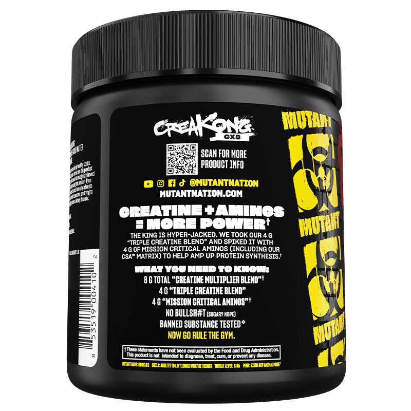 MUTANT® CREAKONG CX8™- Supercharged Creatine Blend