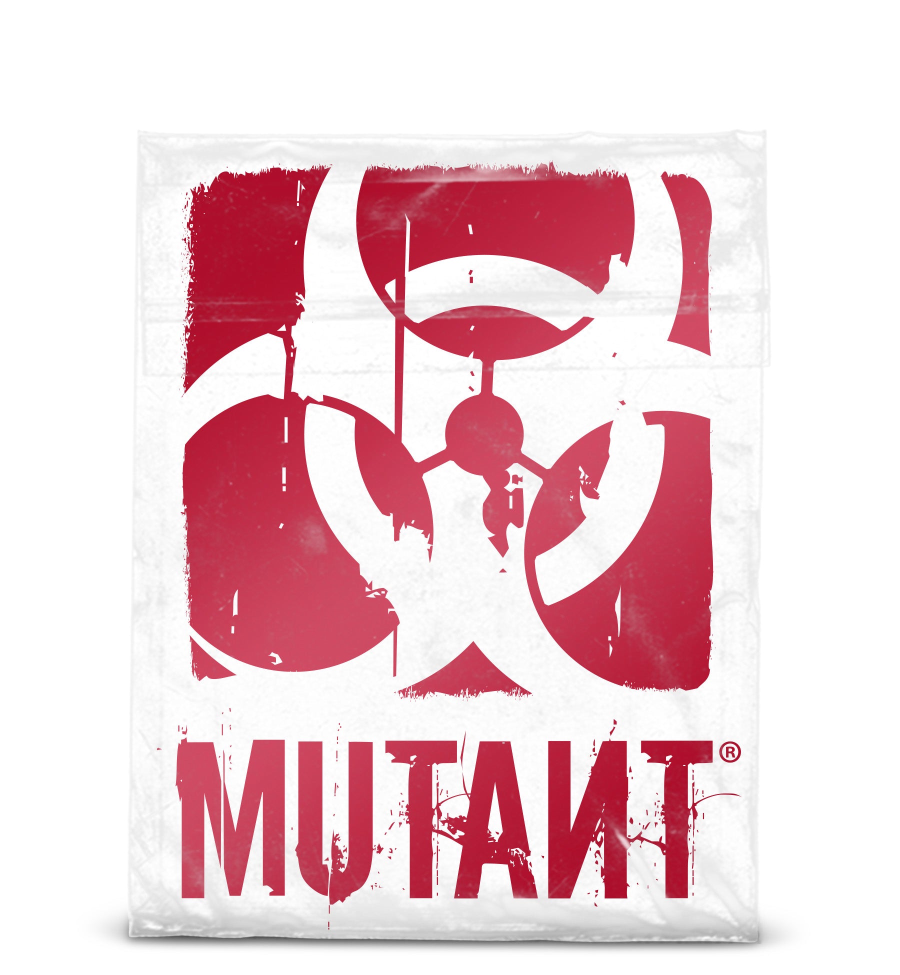 MUTANT®️ RUGGED Truck Window Decal (Red & White)